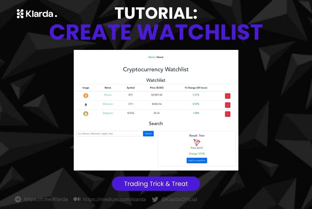 Step-by-Step Guide to Creating a Crypto Watchlist for Beginners
